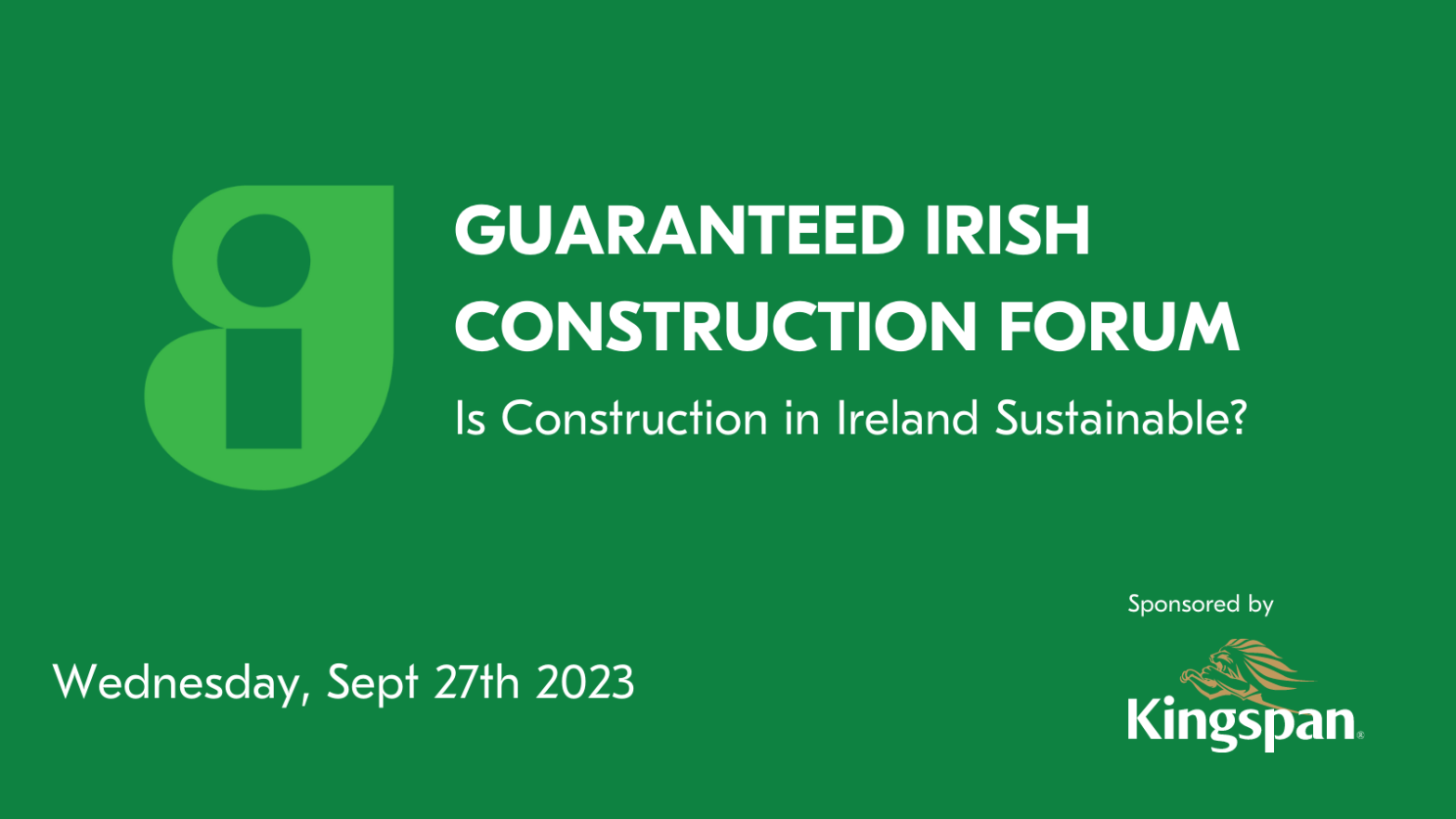 Guaranteed Irish Construction Forum 2023 - Guaranteed Irish